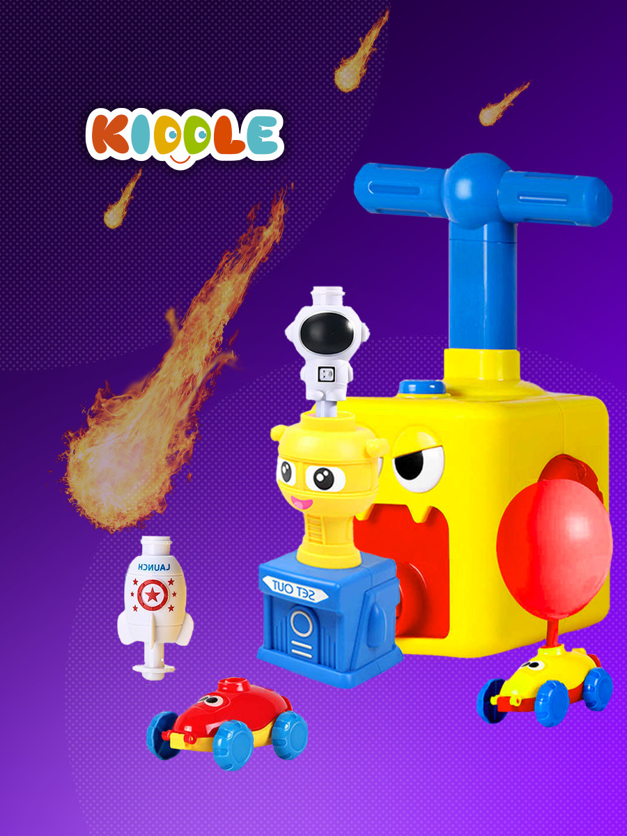 Машинка на шаре, Power Balloon Car с космической станцией, ракетой и ...