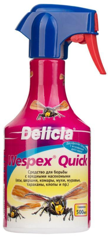 Delicia Wespex Quick Спрей от ос, шершней, комаров, мух, муравьёв ...