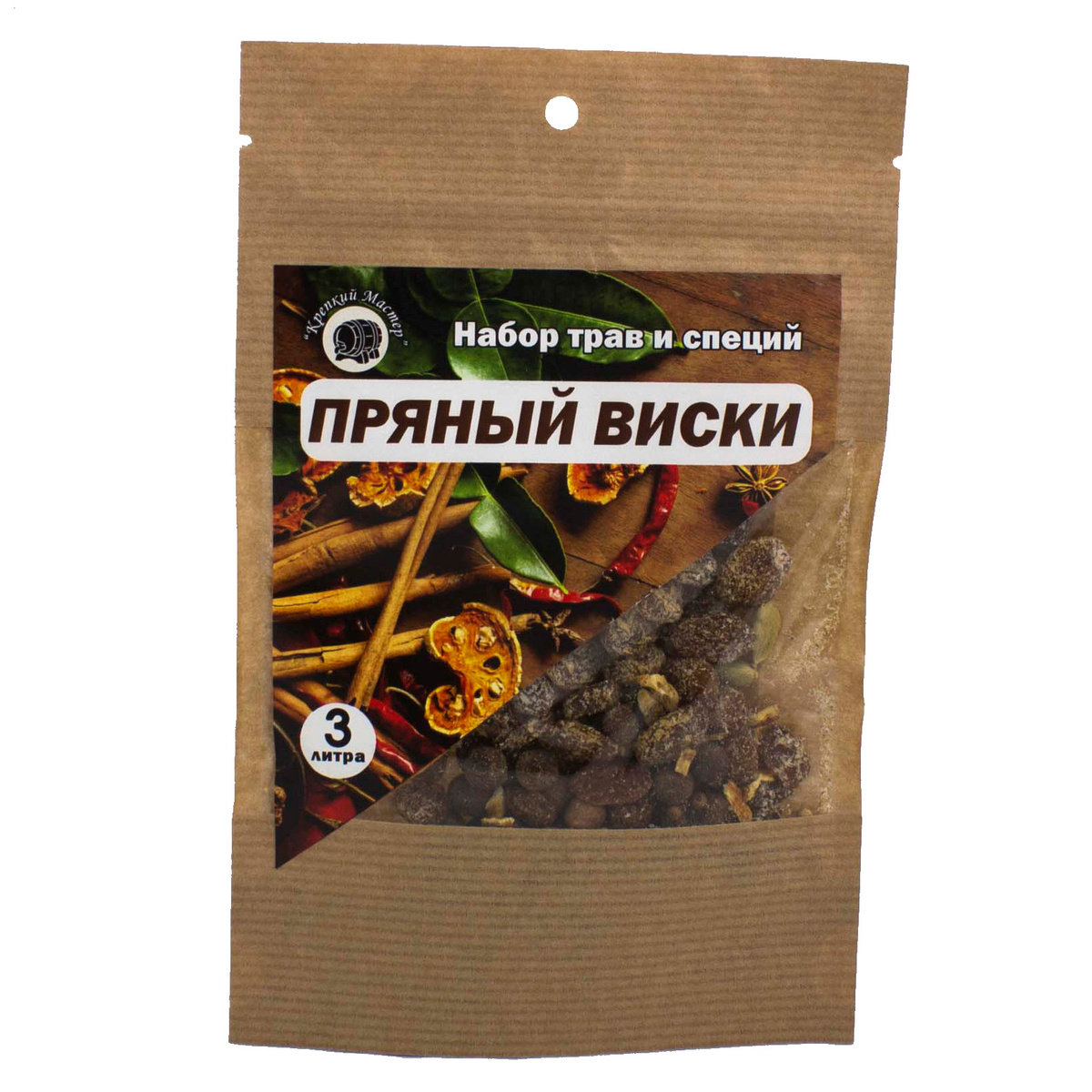 Набор для настойки "Пряный Виски", на 3 литра (настойка на самогоне ...