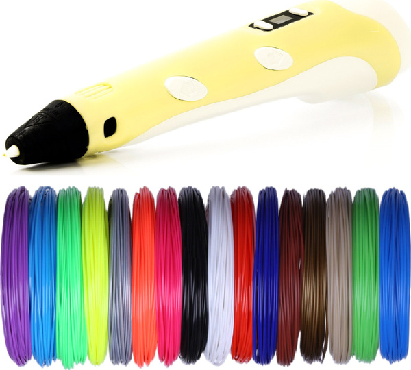 3D ручка BeSTreaM желтый купить по низкой цене в интернет-магазине OZON ...