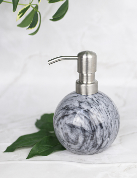 Диспенсер для жидкого мыла "Серый мрамор" - купить в интернет-магазине OZON по выгодной цене ...