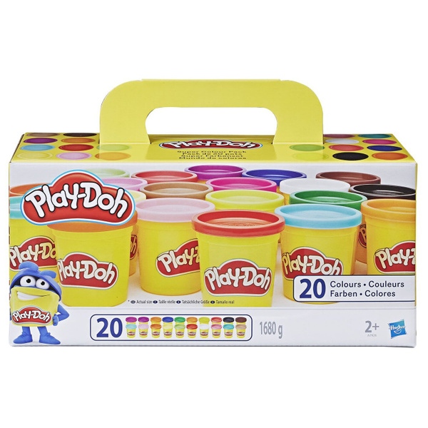 Пластилин Play-Doh 20 цветов A7924EUC купить на OZON по низкой цене ...