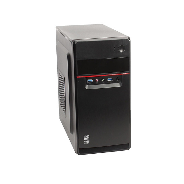 Корпус BaseTech M3301, mATX, Mini-Tower, 2xUSB 3.0, черный, 450W купить ...