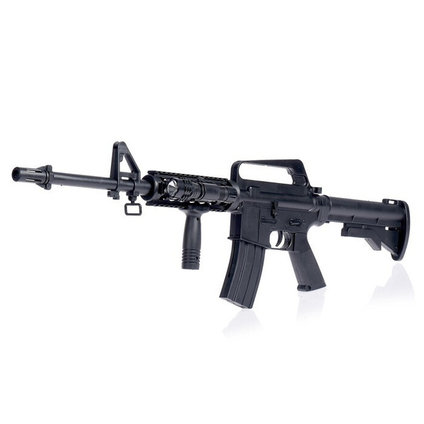 Игрушечный автомат "Assault rifle M16-A4", с фонариком, пластиковый ...