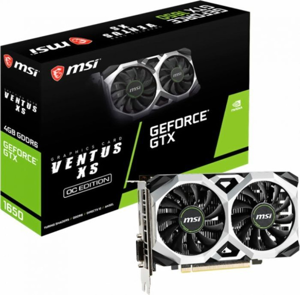 Видеокарта MSI GeForce GTX 1650, 4 ГБ GDDR6, GDDR6 - купить по низким ценам в интернет-магазине ...