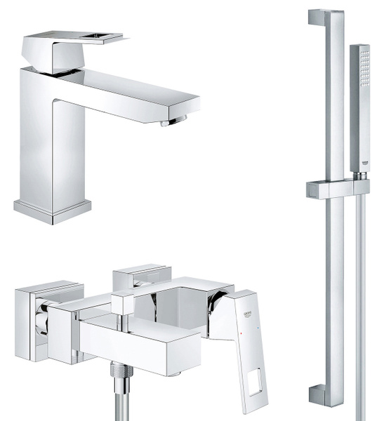 Комплект сантехники GROHE Eurocube 250 Professional_ABS пластик_Латунь ...