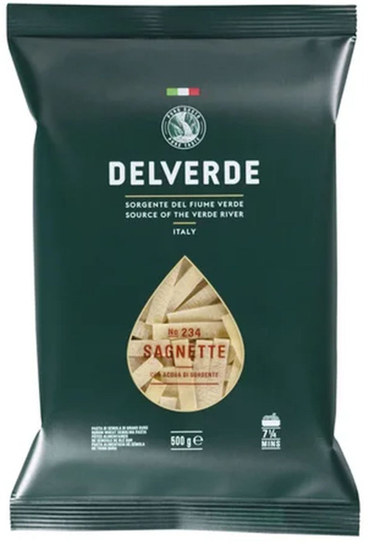 Макаронные изделия Delverde полоски Sagnette №234, 500 г - купить с ...
