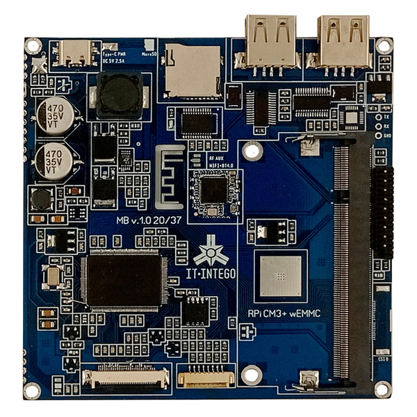 Raspberry Pi CM3+ платформа, RESAT API, Wi-Fi/Bluetooth, 2 USB, SD card ...