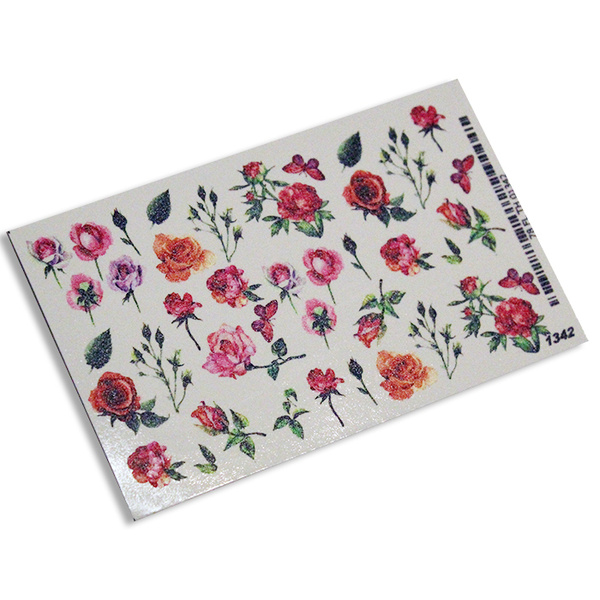 Anna Tkacheva, водные наклейки для ногтей Цветы и листочки, 1342 - купить с доставкой по ...