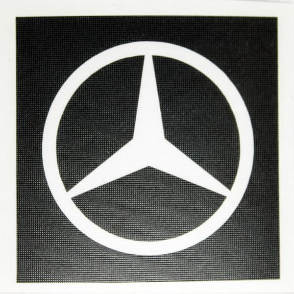 Трафарет наклейка Мерседес Бенц 50х50мм на монтажной плёнке Mercedes ...