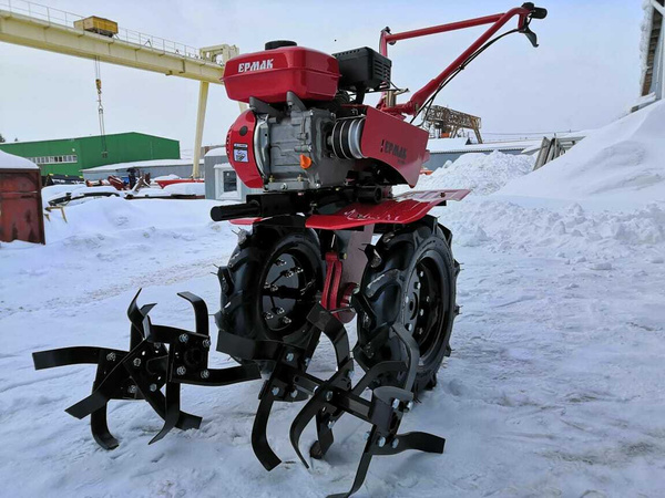 Мотоблок Ермак МБ-300 С ПОНИЖЕННОЙ ПЕРЕДАЧЕЙ, 7 л.с. шкив отбора ...