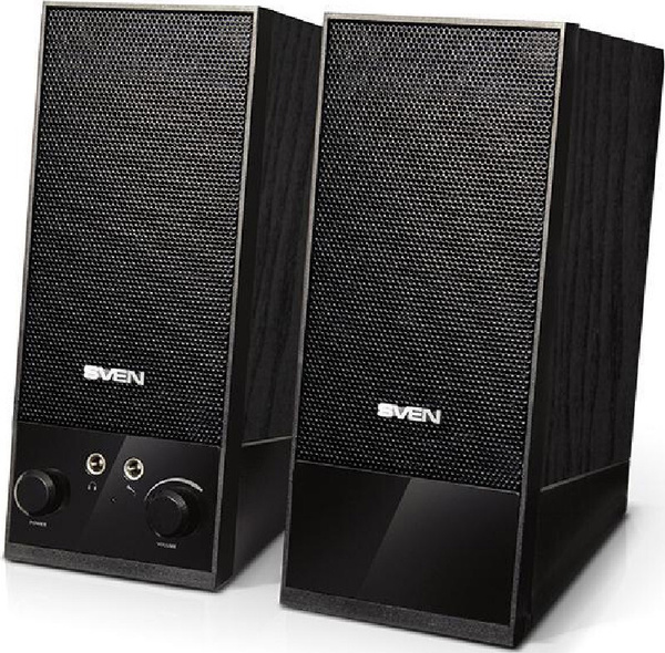 Колонки Sven SPS-604 2.0 черный 4Вт - купить с доставкой по выгодным ...
