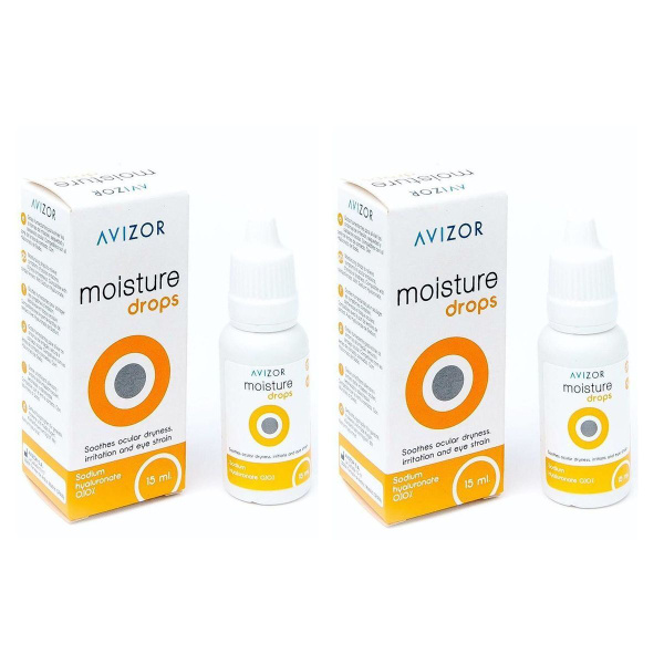 Увлажняющие капли Avizor Moisture Drops (Авизор Мойсчур Дропс) 15 мл ...