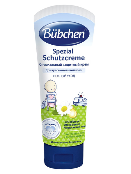 Специальный защитный крем Bubchen, 75 мл. - купить с доставкой по выгодным ценам в интернет ...