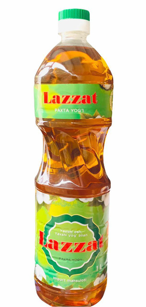 Масло хлопковое Lazzat 1л (для плова) Epicnut - купить с доставкой по ...