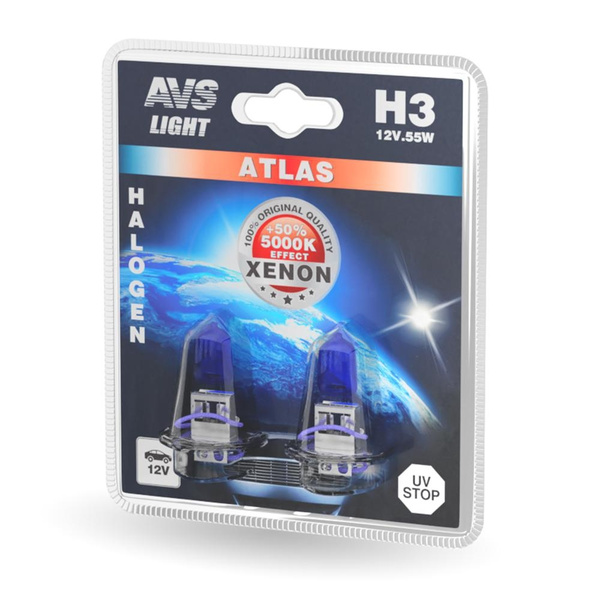 Лампа автомобильная AVS 12 В, 2 шт. купить по низкой цене с доставкой в интернет-магазине OZON ...