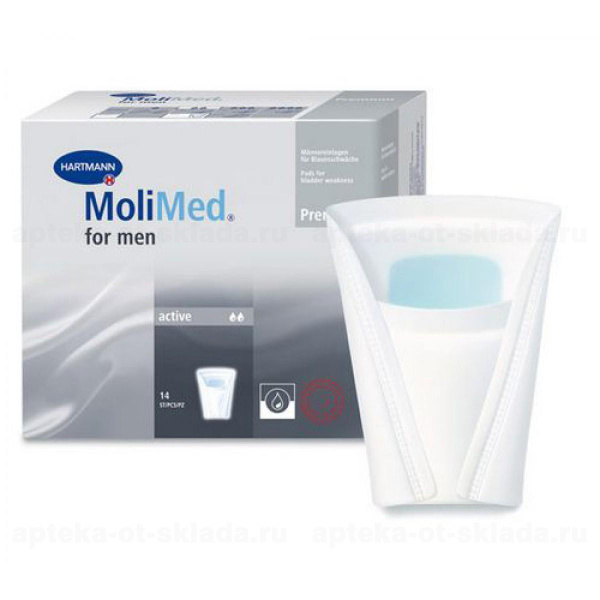 Hartmann Molimed for men active вкладыши урологические для мужчин N 14 ...