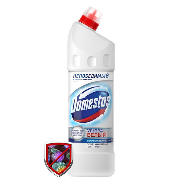 Средство для сантехники DOMESTOS ЭКСПЕРТ СИЛА 7 УЛЬТРА БЕЛЫЙ 1л ...