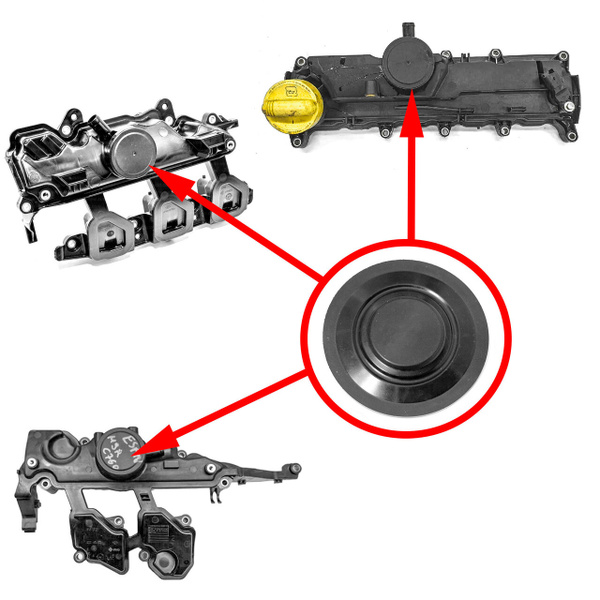 Мембрана маслоотделителя Renault, Nissan, Opel K9K 8200673395 ...
