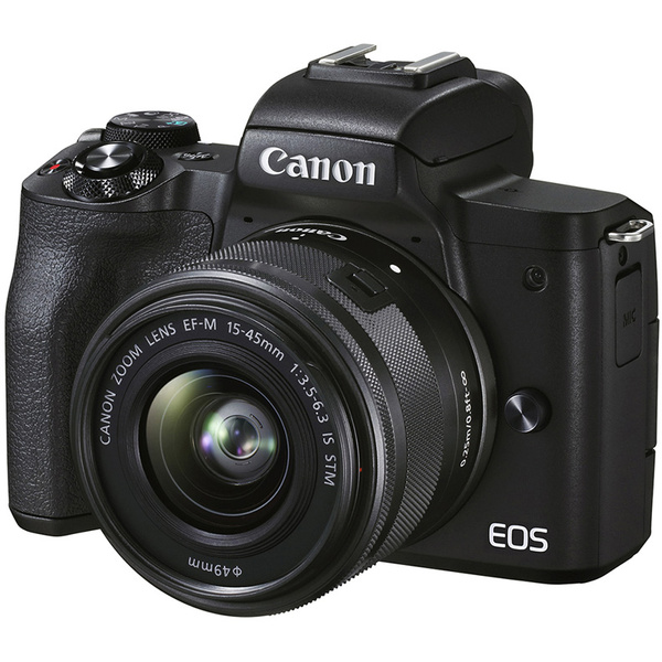 Беззеркальный фотоаппарат Canon EOS M50 Mark II Kit EF-M15-45 IS STM, Black купить на OZON по ...