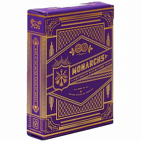Игральные карты Monarchs от Theory11, фиолетовый - купить с доставкой по выгодным ценам в ...