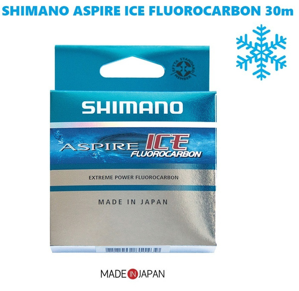Монофильная леска для рыбалки Shimano Aspire Fluo Ice, 1 шт. по 30 м ...