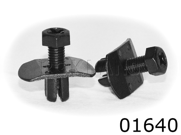 Клипса крепежная автомобильная, 10 шт. купить c доставкой на OZON по ...