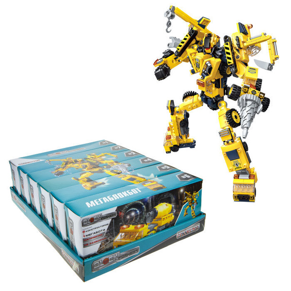 1TOY Blockformers Connector конструктор "Мегаблокбот" 6 шт., коробка - купить с доставкой по ...