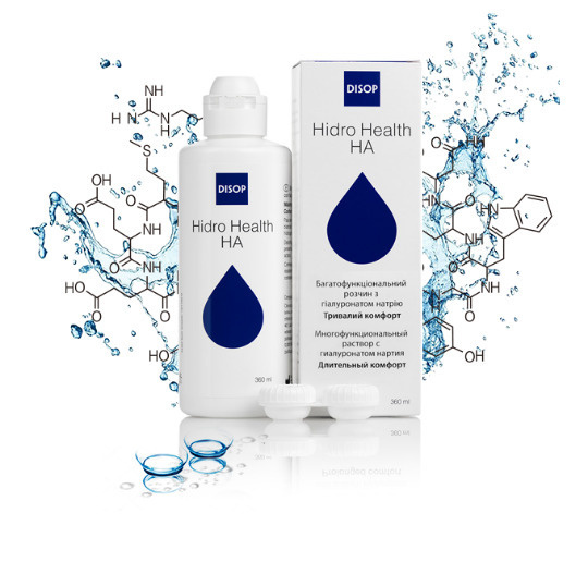 Раствор для контактных линз Disop Hidro Health HA - купить с доставкой ...