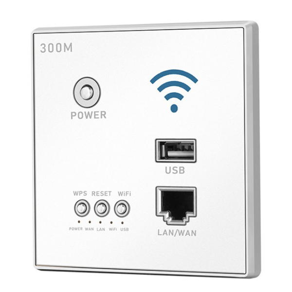 Беспроводная розетка WiFi Rj45, AP Relay Smart USB розетка, белая ...