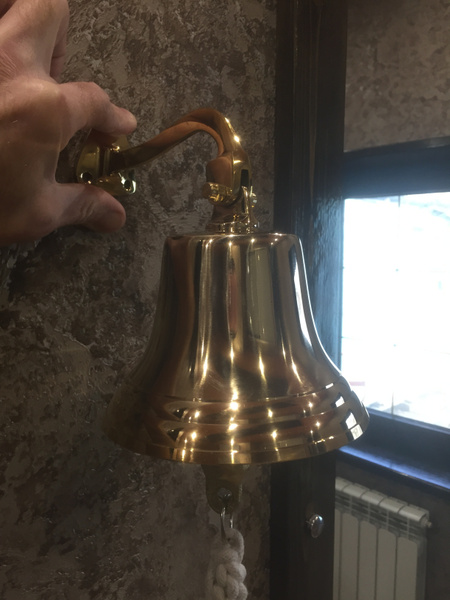 Украшение подвесное интерьерное рында Колокол Судовой 13 Толстостенный купить по доступным