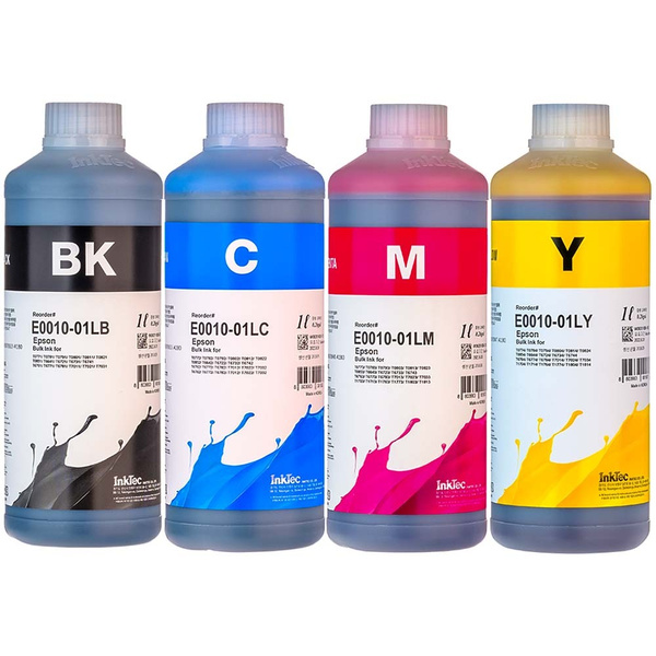 Расходник для печати InkTec E0010-01x4, Набор CMYK, для струйного принтера, совместимый купить ...