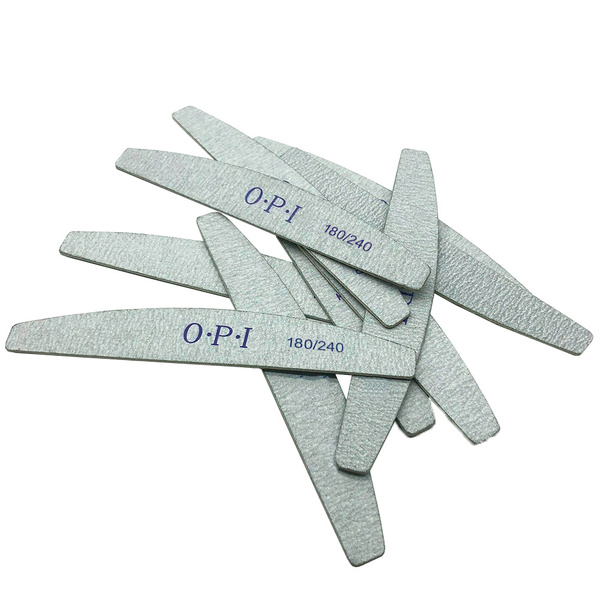 Lian Beauty Accessories Пилки для ногтей OPI 180/240 полумесяц, 100 шт ...