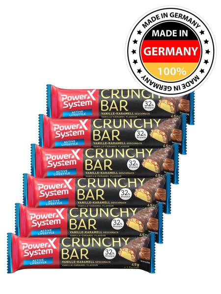 Вопросы и ответы о Power System Crunchy Bar (Ваниль-Карамель) 6х45г ...