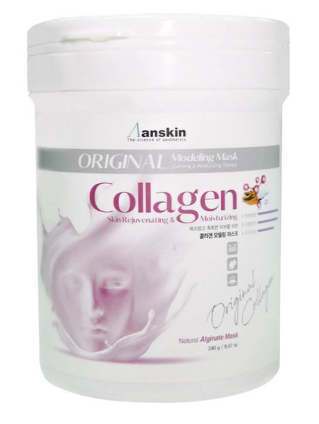Anskin Collagen Modeling Mask маска альгинатная с коллагеном (банка ...