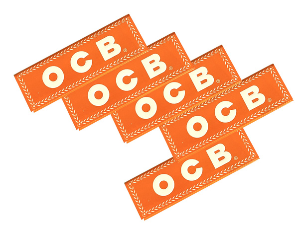 Бумага для самокруток ОСВ Organic Orange (5 пачек, 250 листов) / OCB ...