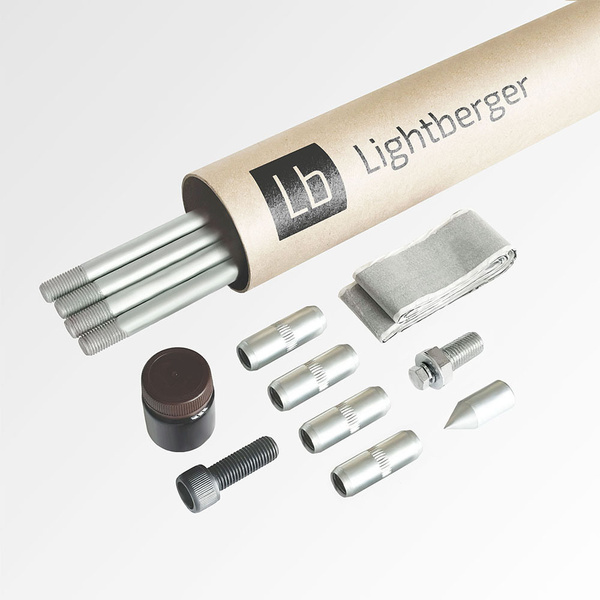 Комплект заземления оцинкованный 6 метров Спайк стандарт 6 м B/ контур ...