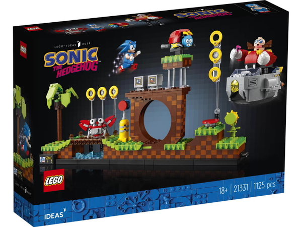 Конструктор LEGO Ideas 21331 Ежик Соник - зона Грин Хилл - купить с ...