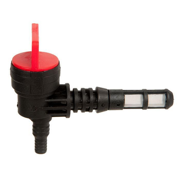 кран топливный для B&S,угловой с фильтром 131081 (для бензоинструмента ...