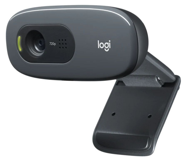 Logitech Web-камера с микрофоном C270_2523 озон, черный - купить с ...
