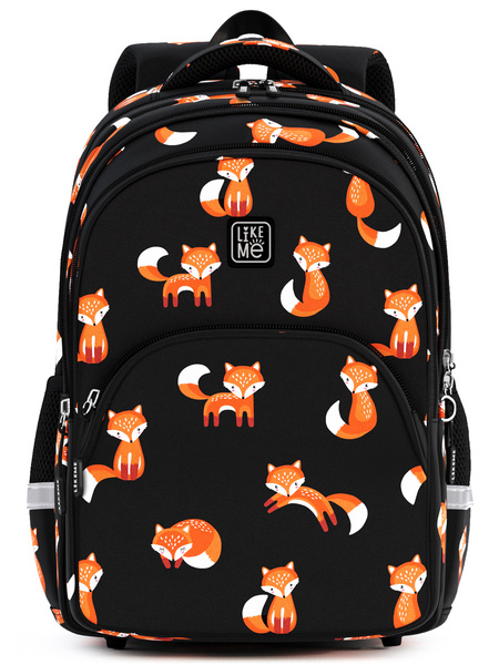 Рюкзак школьный Like Me School PLUS Лисы черные купить на OZON по ...