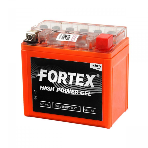 Аккумулятор для мототехники FORTEX Аккумулятор GEL 1205 12V5AH о.п ...