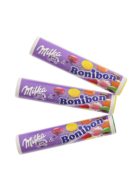 Драже шоколадное Milka Bonibon , Милка Бонибон 3 шт. по 24,3 г ...