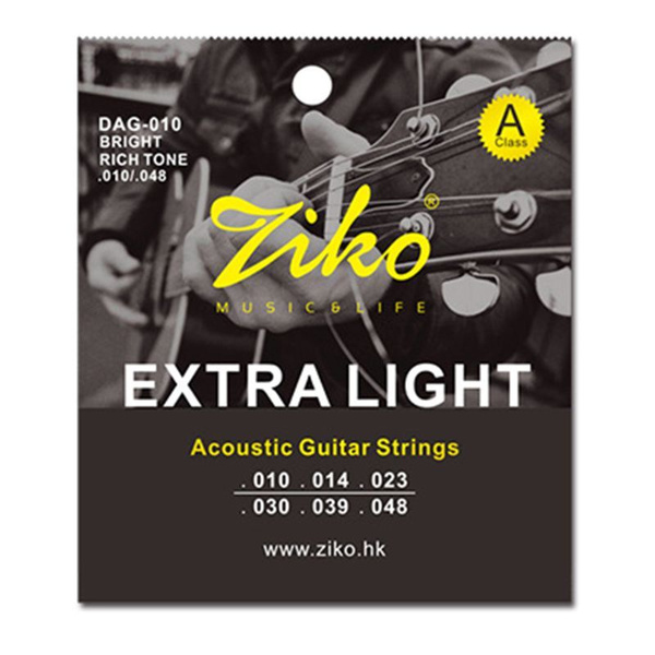 Популярные гитарные струны ZIKO Набор струн для электрогитары DAG-010 ...