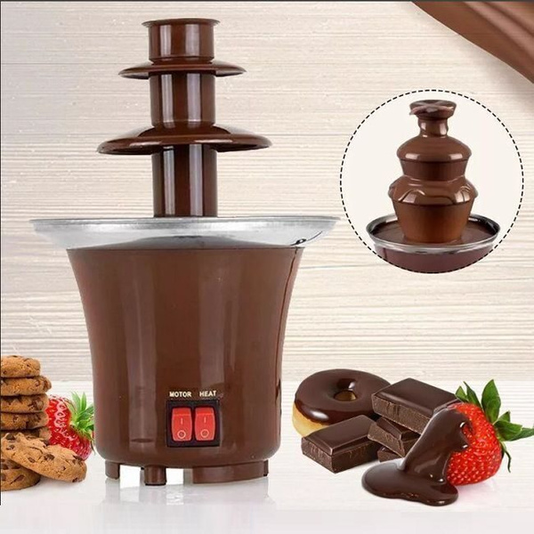 Фонтан шоколадный Фондю Mini Chocolate Fondue Fountain купить на OZON ...