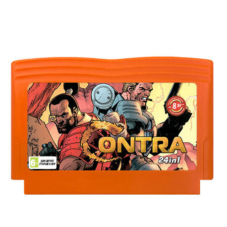 Игра 8-bit: Contra 24 в 1 - купить по выгодной цене в интернет-магазине ...