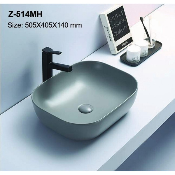 Раковина Zandini Z-514, серый купить по доступной цене с доставкой в интернет-магазине OZON ...