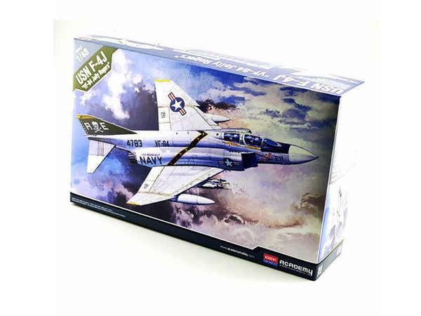 12305 Academy Сборная модель Самолет F-4J VF-84 Jolly Rogers (1:48) - купить с доставкой по ...