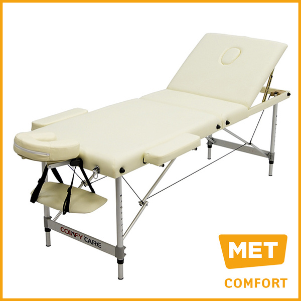 Массажный стол складной MET Comfort A3 Кушетка с регулировкой высоты на ...