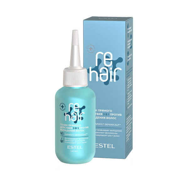 ESTEL PROFESSIONAL Тоник прямого действия 3 в 1 REHAIR против выпадения волос 100 мл купить на ...
